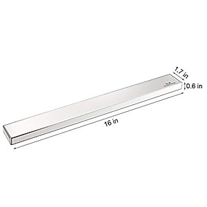 G.a HOMEFAVOR Stainless steel Magnetic Knife Holder 16-Inch Magnetic Knife Strip for Tidy Kitchen