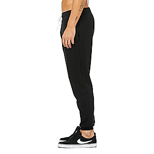Bella + Canvas Unisex Jogger Sweatpant XS BLACK