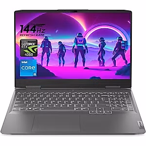 Lenovo LOQ 16" 144Hz WUXGA Gaming Laptop, GeForce RTX 4050, Intel Core i5-13500H, 64GB DDR5 RAM, 2TB PCIe SSD, Webcam, Backlit Keyboard, RJ-45, Wi-Fi 6, Windows 11 Home, Grey