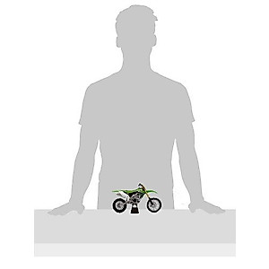 New Ray Die-Cast Kawasaki KX450F Motorcycle Replica, 1:12 SCALE, Green