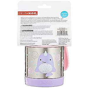 Skip Hop Insulated Baby Food Jar, Zoo, Narwhal