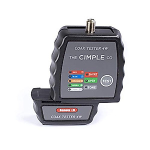4 Port Coax Cable Mapper, Tester, Tracer, and Toner - Commercial Grade Coaxial Wire Continuity Checker