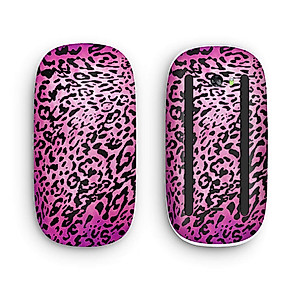 Design Skinz Hot Pink Cheetah Animal Print Vinyl Decal Compatible with The Apple Magic Mouse 2 (Wireless, Rechargable) with Multi-Touch Surface
