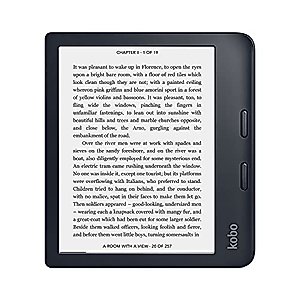 Kobo Libra 2 | eReader | 7” Glare Free Touchscreen | Waterproof | Adjustable Brightness and Color Temperature | Blue Light Reduction | eBooks | WiFi | 32GB of Storage | Carta E Ink Technology | Black