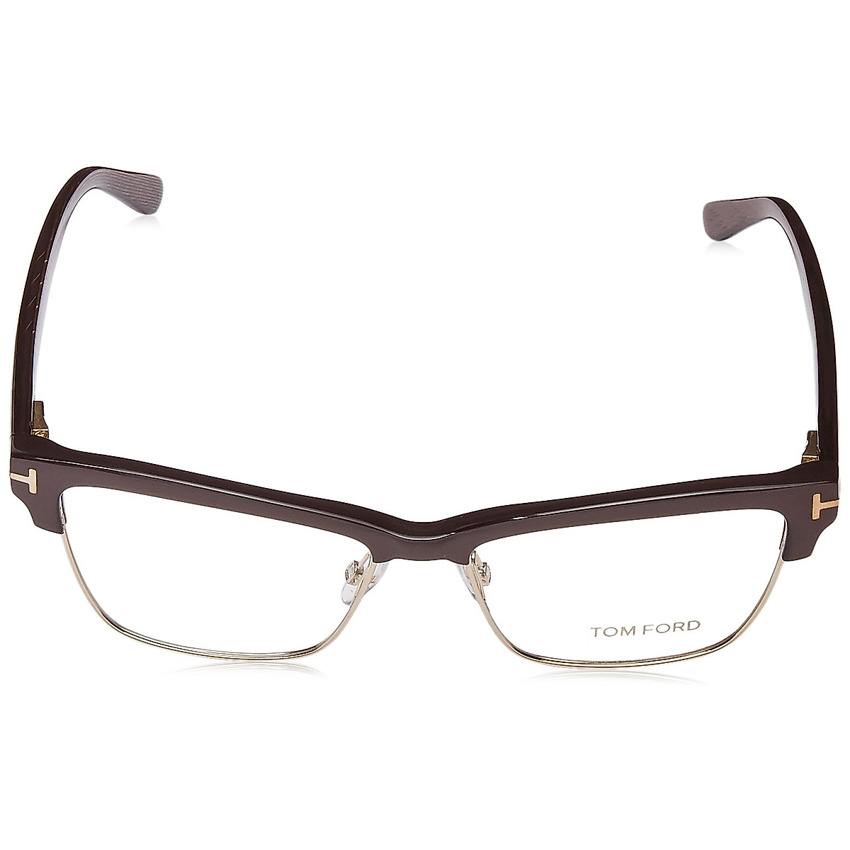 Tom Ford Rectangular Eyeglasses TF5364 048 Size: 53mm Pearl Brown/Gold FT5364