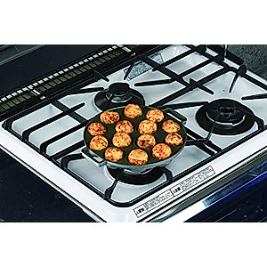 Pearl Metal D-6535 DECSEII Fluorine Processed Takoyaki Pan, 14 Holes