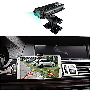 Rvshield Wide Angle Reverse Hitch Guide, Rvstrailer Wireless Backup & Hitch Camera, Wireless Back Up Camera Systems for Cargo Van, Magnetic Trailer Hitch Backup Rear/Front View Camera (1pcs)