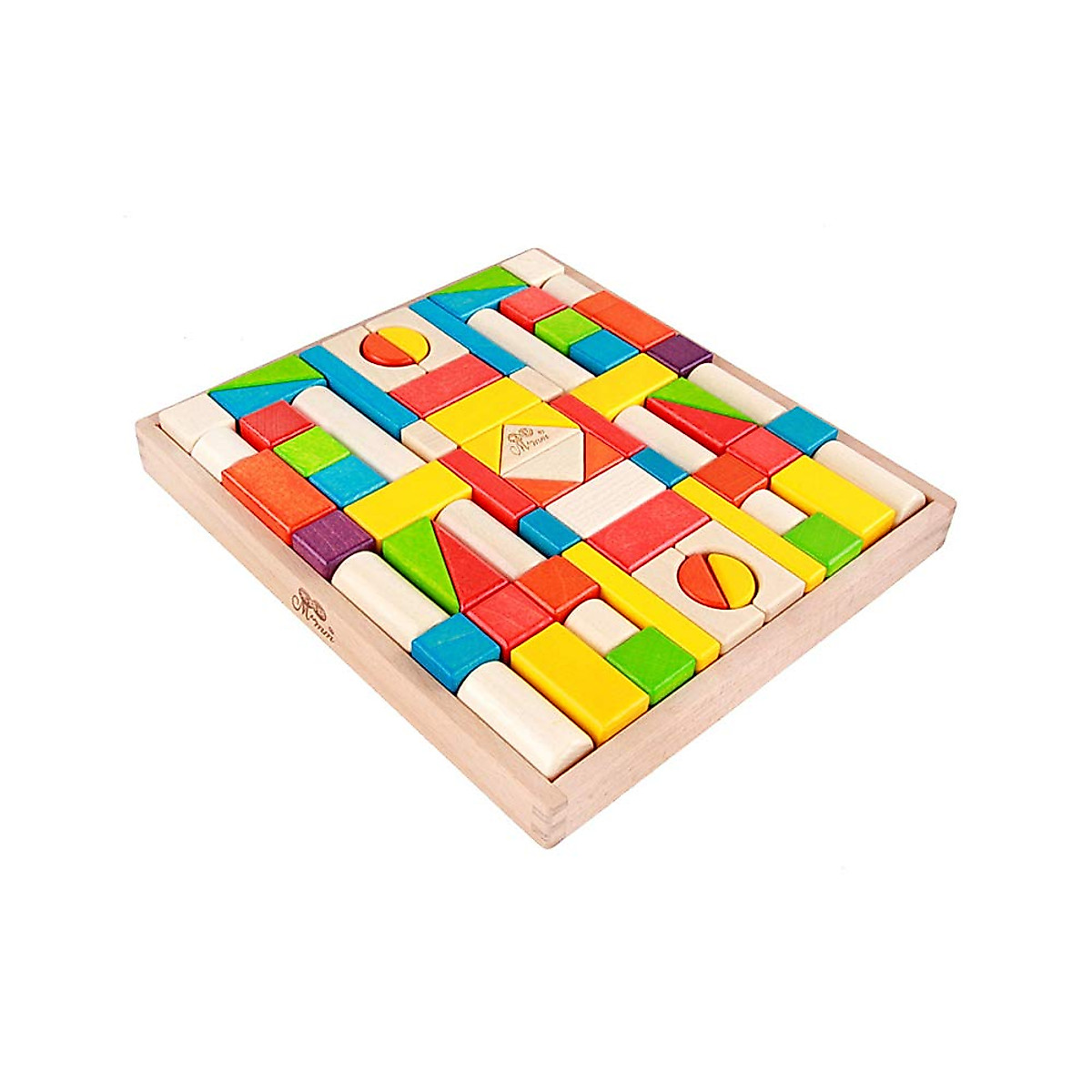 BESTING Balancing Stacking Blocks with Different Shape and Color Parent-Child Children's Educational Balance Wooden Stacking Interlock Decompression Preschool Toys Balancing Games (HJ003)