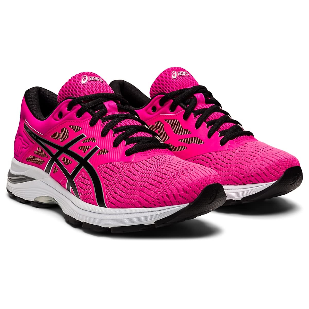 ASICS Women's Gel-Flux 5 Running Shoes, 8.5, Pink GLO/Black