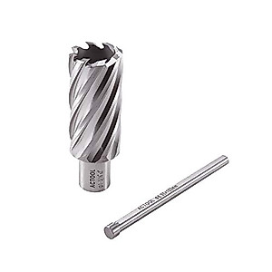 ACTOOL 1-3/16" Diameter × 2" Depth of Cut HSS ANNULAR Cutter with 3/4'' Weldon Shank