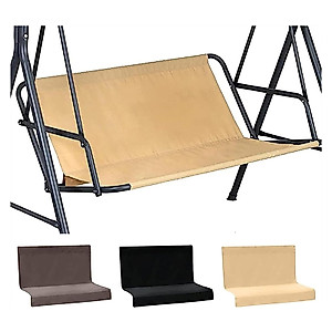Swing Seat Replacement Canopy Chair Replacement, Swing Replacement Seat & Back Support,Suitable for Outdoor Terrace Garden Rocking chairsSeat Bench Cover,Waterproof Heavy Duty 600D Oxford Fabric (Col