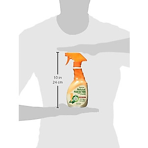 TropiClean Natural Flea and Tick Spray for Dogs & Bedding Maximum Strength Flea Spray for Home Family-Friendly & Safe Made in the USA 16oz
