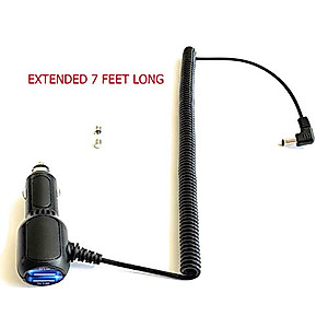 DCPOWER Coiled/Curled Power Cord Replacement for Cobra XRS-950, XRS-930, XRS-970, XRS-989, XRS-999 Radar Detector