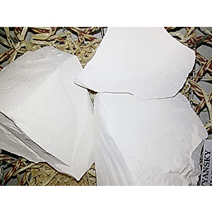 BEST Edible Chalk Slavyansky (8 Oz/250 gr.) - Chalk for Eating - Environmentally Friendly Chalk - Organic Chalk - Chalk Without Additives, No Impurities - Natural Chalk for Food - Lumpy Crunchy Chalk