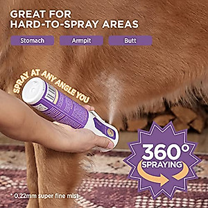 HICC Dog Wound & Skin Care Spray, HOCl Formula Skin Repair & Healing Spray for Minor Cuts, Scrapes, Rashes, Hot Spots Treatment, Soothe Itching, Safe for All Animals, 10.1 Ounces