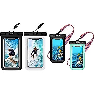 JOTO Universal Waterproof Phone Pouch Bundle with Universal Waterproof Cell Phone Dry Bag