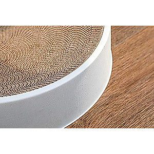 MIAOXSEN Refillable Cat Scratcher Cardboard & Bed for Indoor Cats, Scratching Lounge, Scratching Pad (Base)
