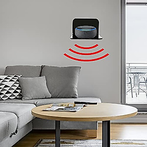 VAHIGCY 3 PCS Acrylic Small Wall Shelves, Small Floating Shelves with 6 Cord Keeper,Nail-Free Wall Display Shelf for Home, Office, School, Coffee Shop Decor