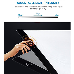 A4 LED Light Box Tracer USB Power Adjustable LED Light Tablet Board Pad for 5D DIY Diamond Painting