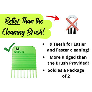 Vegetable Chopper Cleaning Tool 2 PACK - 3D Printed Cleaner Tool Rake for Mueller Vegetable Chopper