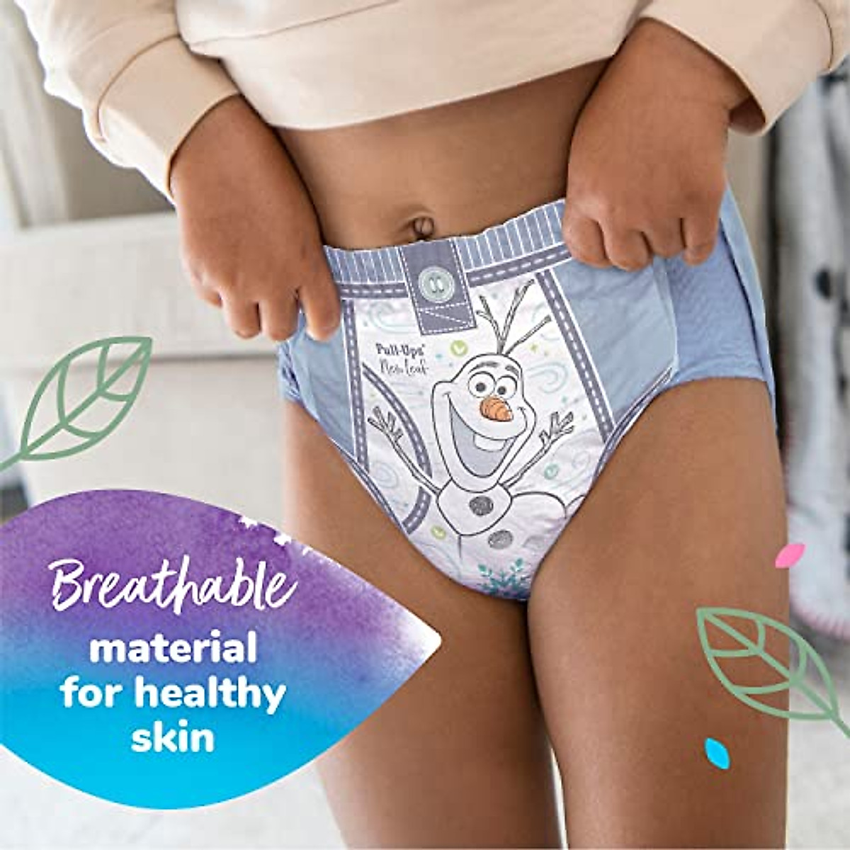 Pull-Ups New Leaf Boys' Disney Frozen Potty Training Pants, 2T-3T (16-34 lbs), 18 Ct