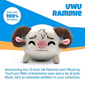 Youtooz Jschlatt UwU Pillow Plush 1FT, Collectible Soft Jschlatt Ram Pillow Plushie, by Youtooz Rammie Plush Collection