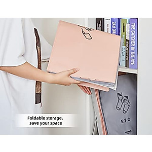 ECOWAN LIVING Recycle Bin, Trash Bin, Recycling Bins for Kitchen Home, Recyclable Waste Trash Sorting Organizer, Reusable Waterproof Compartment Container, Pack of 3 Bags