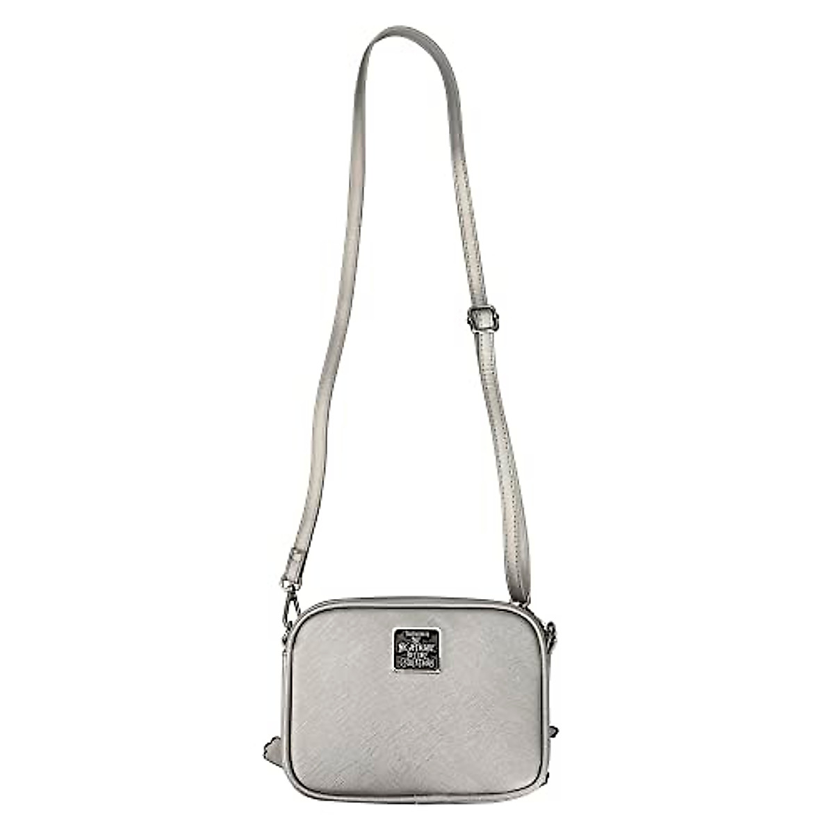 Bioworld Nightmare Before Christmas Lock Shock & Barrel Women’s Gray Crossbody Handbag