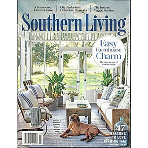 SOUTHERN LIVING MAGAZINE, EASY FARMHOUSE CHARM MARCH, 2020 VOL. 55 NO.02 (PLEASE NOTE: ALL THESE MAGAZINES ARE PET & SMOKE FREE MAGAZINES. NO ADDRESS LABEL. (SINGLE ISSUE MAGAZINE.)
