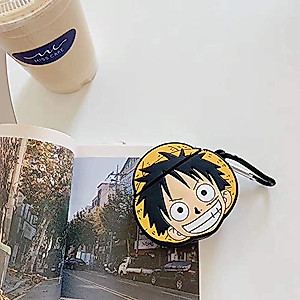 Used forAirpods 1&2 Charging Case Cover , Cute Cartoon Anime AirPods Case ,Silicone Airpods Cover with Keychain (Lufi)