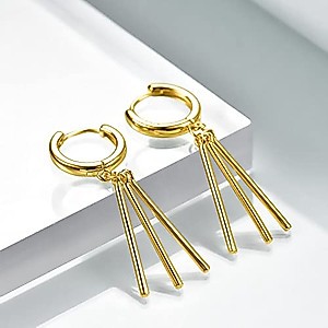 Anime Earrings Sterling Silver Anime Cosplay Roronoa Jewelry for Women (gold)