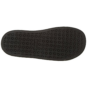 Puma Baby Girls Suede Classic Badge Sneaker, Black Black, 7 Infant