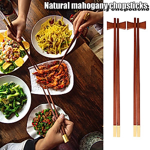 Wooden Chopsticks Reusable Bamboo Chopsticks Small Gift Boxes ，Japanese Korean Chopstick With Case，Cooking Wooden Chopsticks Suitable For Father'S Day, Mother'S Day