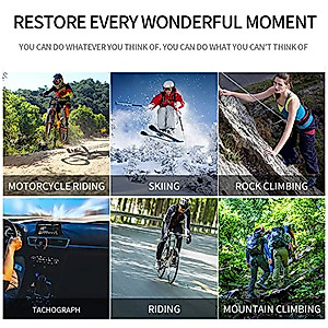 Qonioi Ip68 Diving Digital WiFi Camera 4k Cameras for Photography 24mp Digital Picture Resolution Camera for Traveling Diving Both Drop-Proof, Dust-Proof and Shock-Proof, Supports Surfing