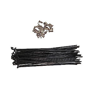 dhgfent Bike Spoeks 10PCS 12G (2.5mm Dia) E-Bike Spokes for MTB/Fat Electric Bicycle Or Ebike Front Rear Wheel Conversion Kit (Color : 131mm)