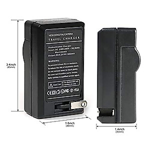 NB-11L NB-11LH Battery Charger for Canon PowerShot ELPH 110 HS, 130 HS, 340 HS, 350 HS, A2300, SX400 is, A2400 is, A2500, A3500 is, A4000 is, IXS 240 HS, IXUS 285 HS