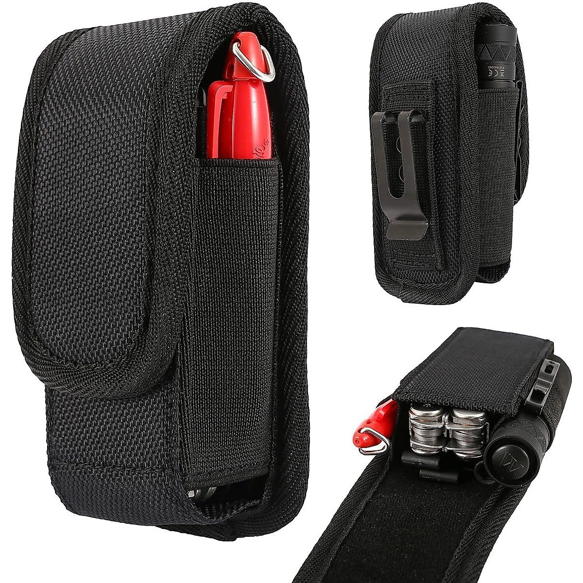 Multitool Sheath,EDC Pouch,Multi Tool Holster for Belt,EDC Belt Organizer for Pen/Flashlight/Folding Knife,Tactical Tool Pouch Accessories,Knife Sheath for Wave Surge Raptor Case,Belt Pouch for Men