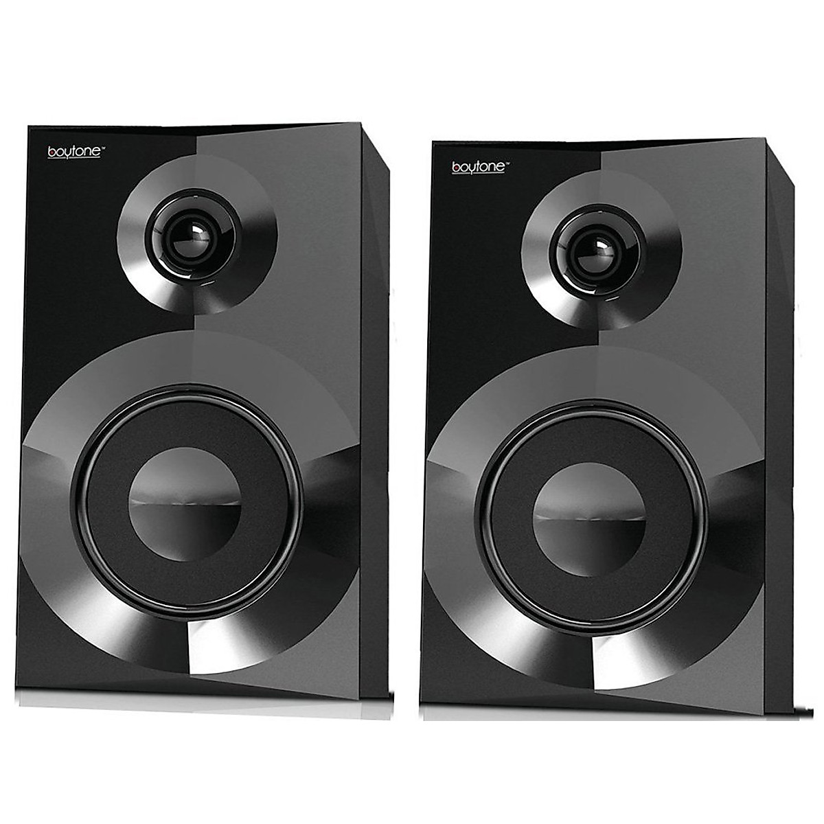 Boytone BT-210FD, Ultra Wireless Bluetooth Main unit, Powerful Sound with Powerful Bass System 30 watt, Excellent Quality Clear Sound & FM radio, with Remote Control Aux Port, SB/SD/ for Smartphone's , Tablets , Desktop Computers , Laptops ,Black Color