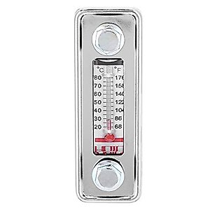 Deosdum Oil Liquid Level Gauge Meter Transparent Intuitive Display Good Sealing Accurate Measurement (LS-3)
