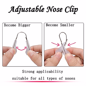 MIKEBE Nose Shaper Lifter Clip, Professional Silicone Beauty Up Lifting Soft Safety Pain-Free Corrector, Bridge Straightener Shrinker Easy to Clean for Men/Women Transparent