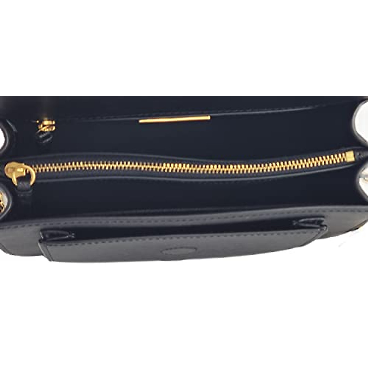 Tory Burch 145218 Robinson Black Saffiano Leather With Gold Hardware Women's Crossbody/Shoulder Bag