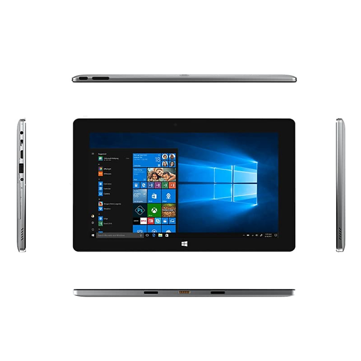 LEANGLE WIN10 Two-in-one Intel Tablet PAD Notebook with Keyboard and Mouse Portable Easy to Move Ultra-Light,Intel N4120+4GB RAM+64GB SSD