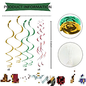 Magical Wizard Party Decorations Wizard School Streamers Hanging Swirl Ceiling Decorations for Magical Theme Birthday Party Supplies