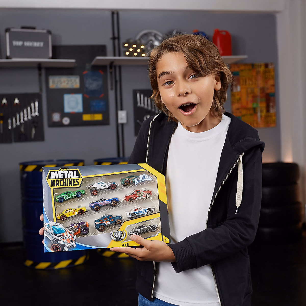 Metal Machines Mini Racing Car Toy Series 2 by ZURU (20 Pack) Collectible Mini Vehicle Toy Cars for Boys Kids Gift Set