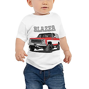 1979 Chevy K5 Blazer Cheyenne Baby Jersey Short Sleeve Tee White