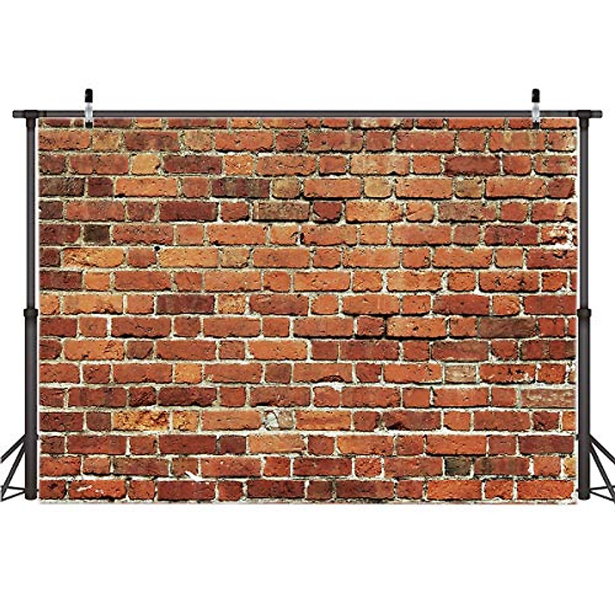 AIIKES 7x5FT Red Brick Wall Backdrop Brick Photography Backdrop Baby Birthday Party Graduation Home Decoration Background Photo Booth Studio Prop Banner 11-506