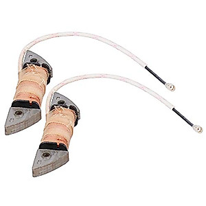 Generator Accessories,2pcs 12v Charging Coil for Gasoline Generator, High Reliability Farm Garden Gasoline Generator Accessories Compatible with 168F 170F 188F 190F GX160 GX390