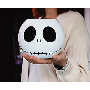 Disney The Nightmare Before Christmas Jack Skellington LED Flickering Flameless Candle With Automatic Timer | Officially Licensed Collectible