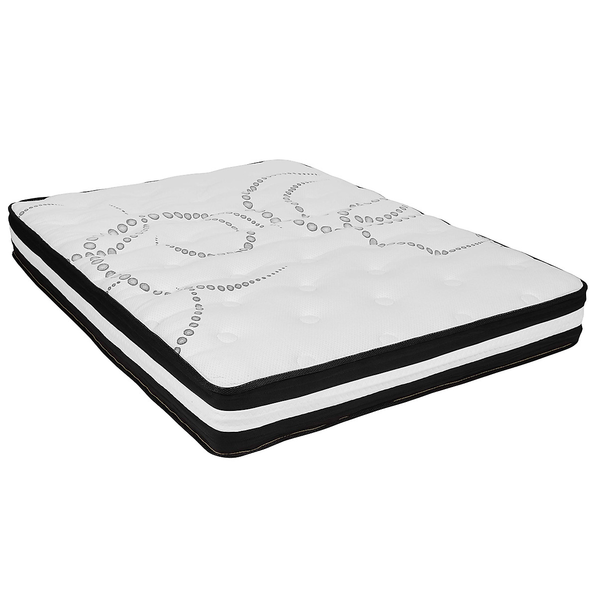 EMMA + OLIVER Astor 10 Inch Hybrid Pocket Spring Mattress, Full Mattress in a Box