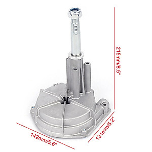 LIYUANJUN Boat Steering System, 12 Feet Outboard Boat Rotary Steering System Kit for Yachts Fishing Boats with 3/4" Tapered Shaft Steering Cable Bezel Kit Fixing Bolts and Screws Kit